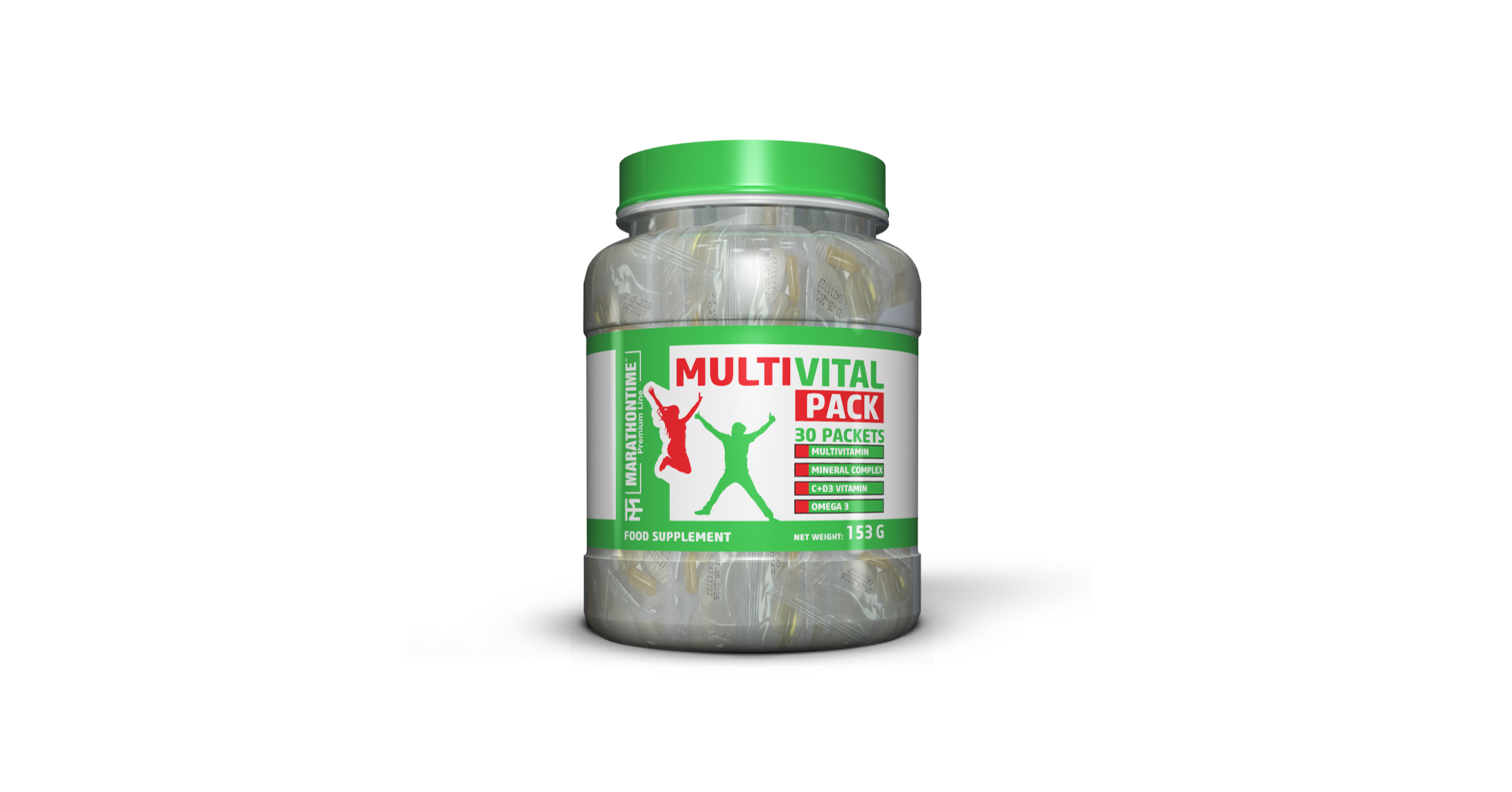 Multivital Pack - Complex vitamin and mineral package (4 capsules ...