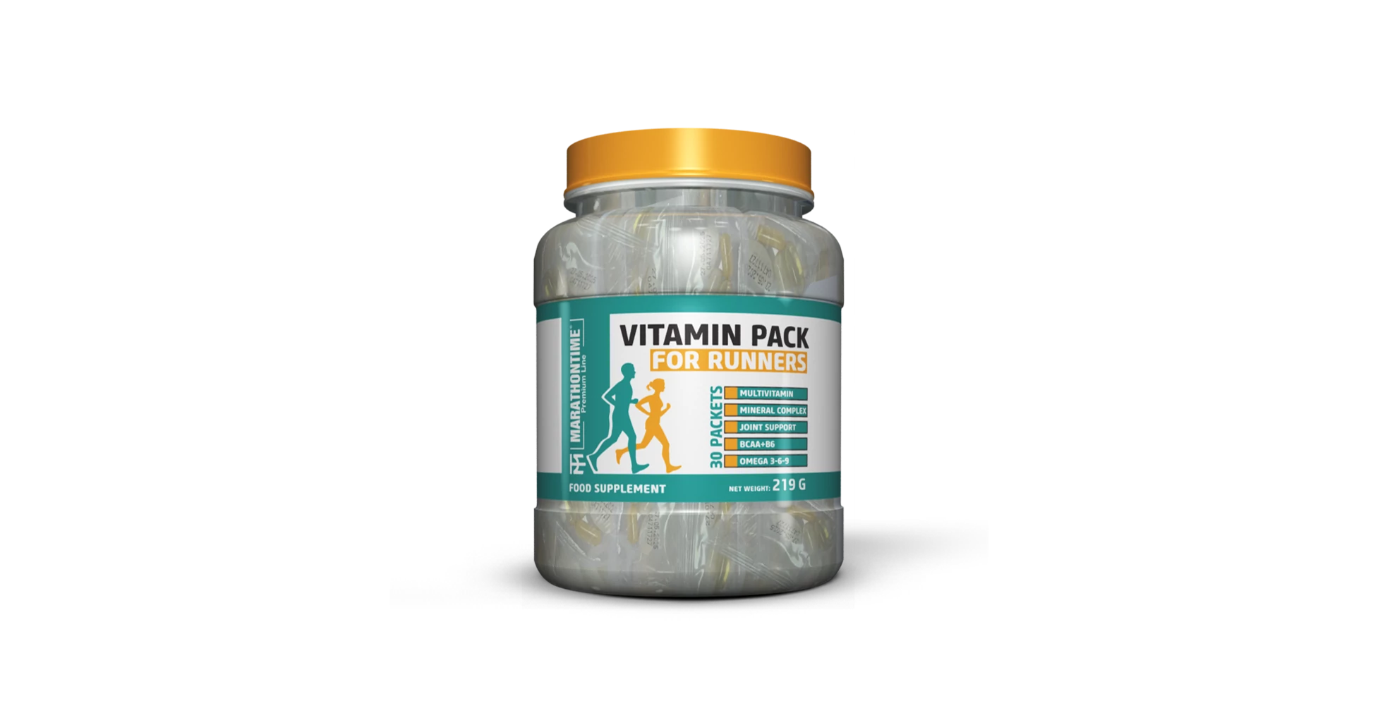 Runner Pack- 30 sachets Complex vitamin package for runners - Vitamins ...