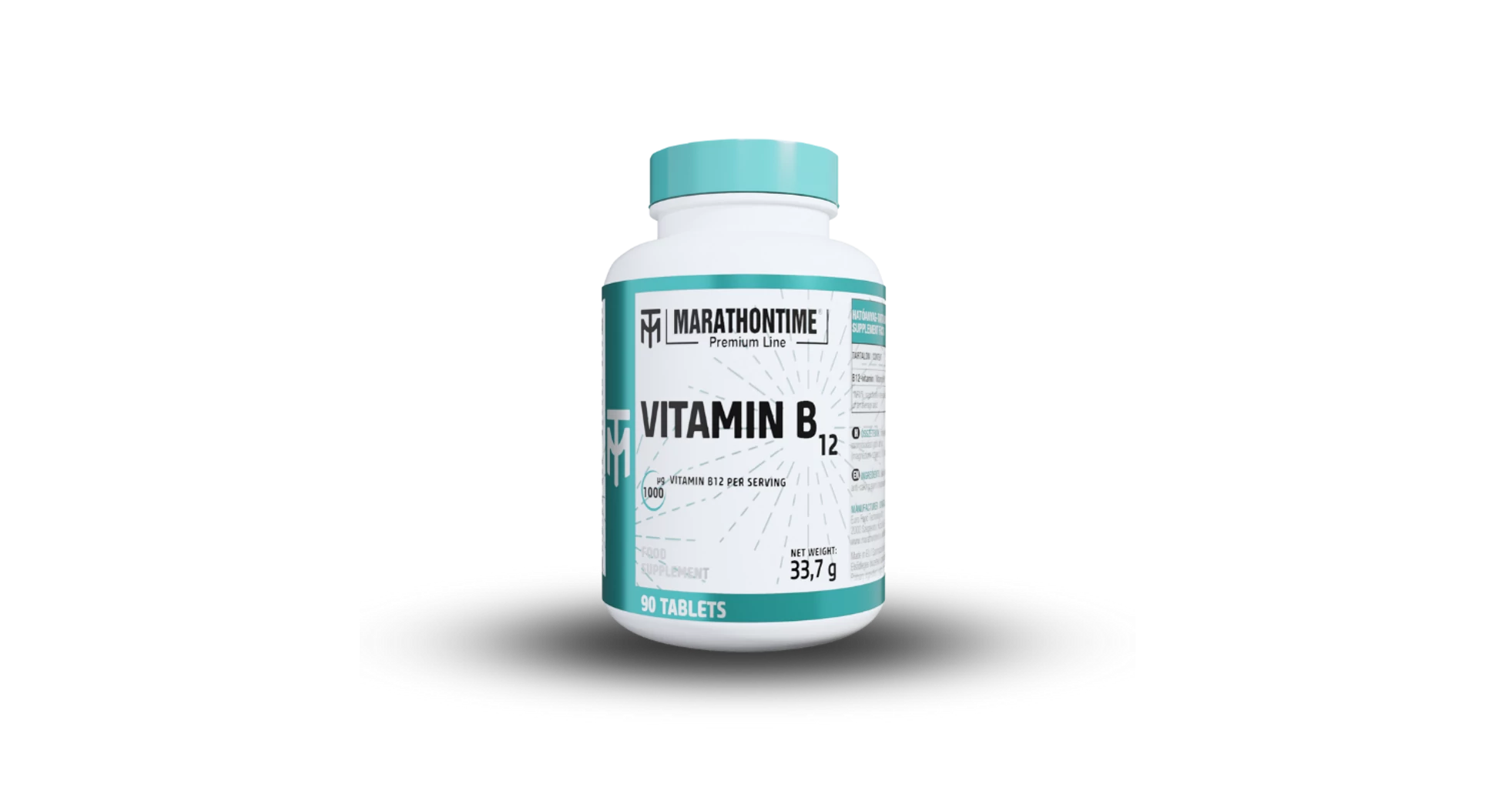 Marathontime | Vitamin B12 1000 µg – 90 tabletta | Immunerősítő