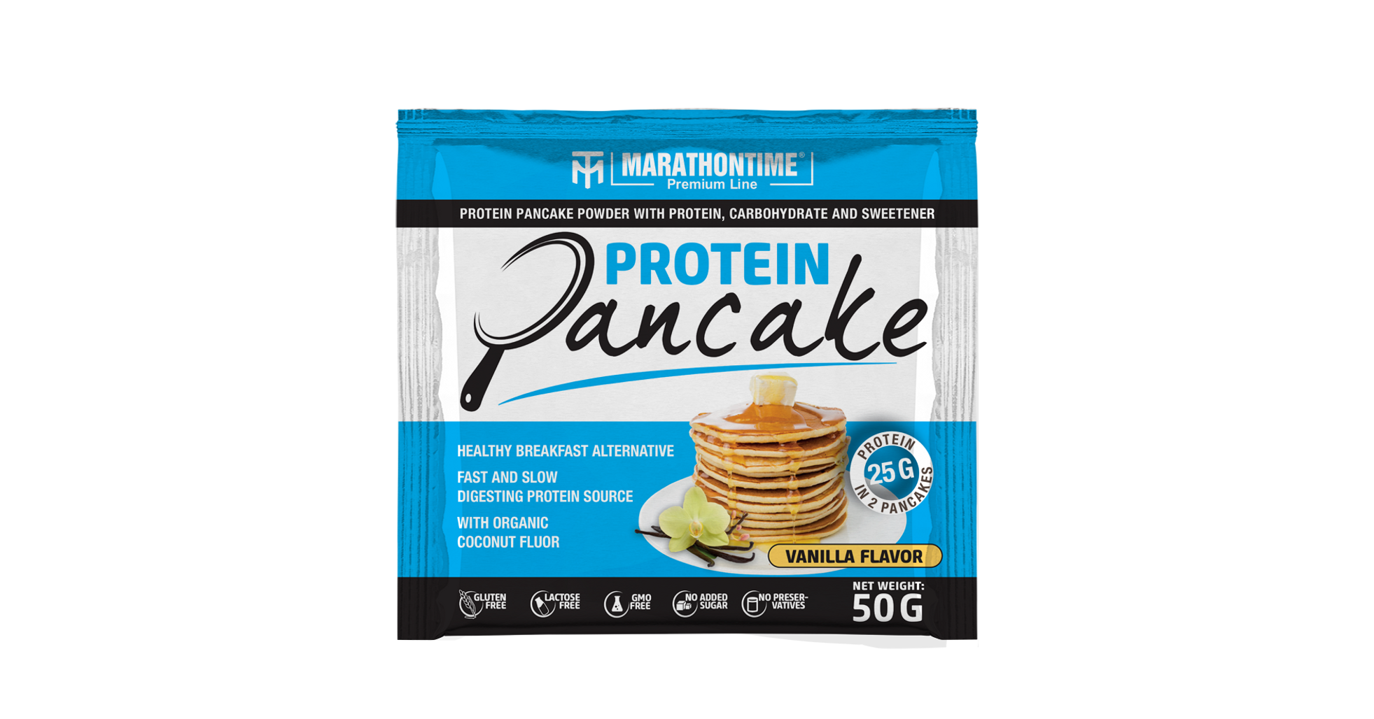 MT Protein Pancake 50g Vanilla HU |Marathontime® Official Web Store