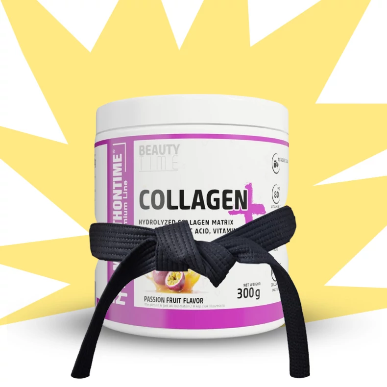 Marathontime Collagen 300 g – Passion Fruit íz, bőrfiatalítás